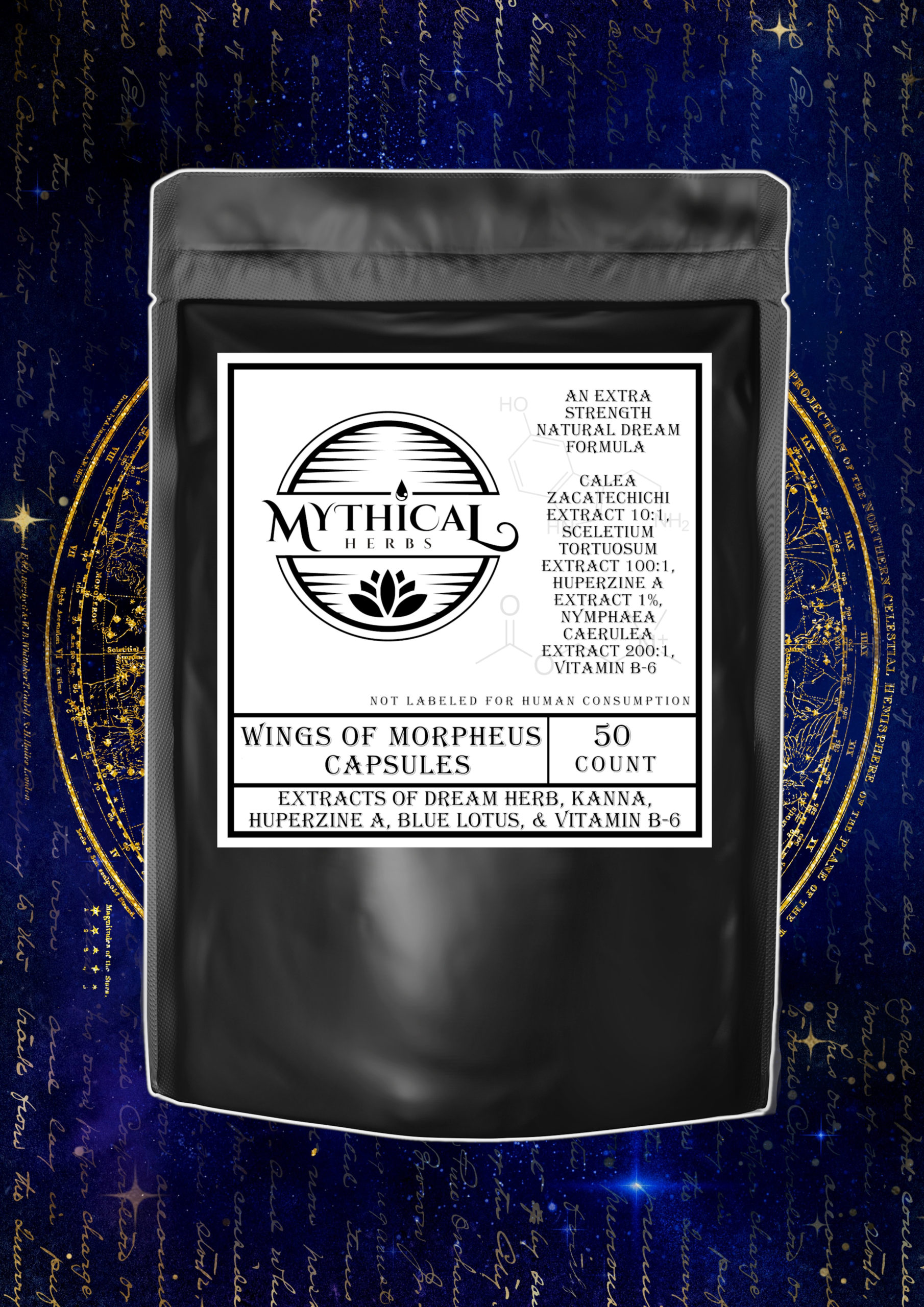 50 Mind-Expanding Lucid Dream Herb Capsules | Mythical Herbs